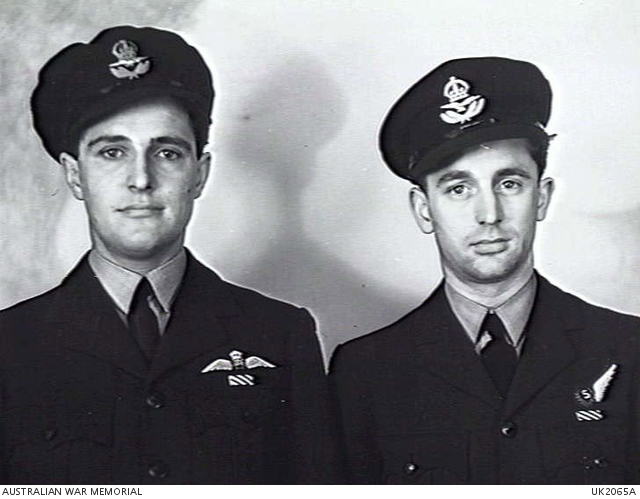 London, England. 1944-11-07. Portrait of 415517 Flying Officer A. R. C ...