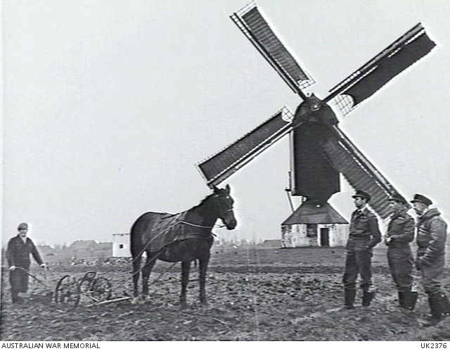 Holland. 1944-12-22. RAAF fighter pilots of No. 80 (Tempest) Squadron ...