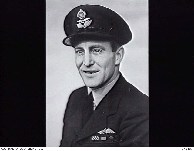 London, England. 1945-01-24. Portrait of 400493 Wing Commander D. E. S ...