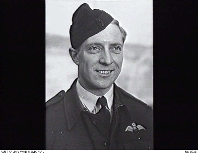 Plymouth, England. 1945-01-19. Portrait of 410438 Flying Officer George ...