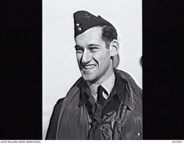 Plymouth, England. 1945-01-19. Portrait of 418789 Warrant Officer Ron ...