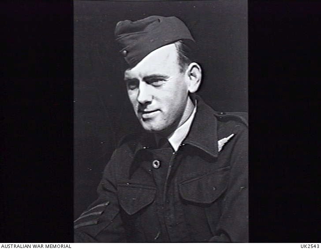 Plymouth, England. 1945-01-19. Portrait of 25078 Flight Sergeant Bill ...