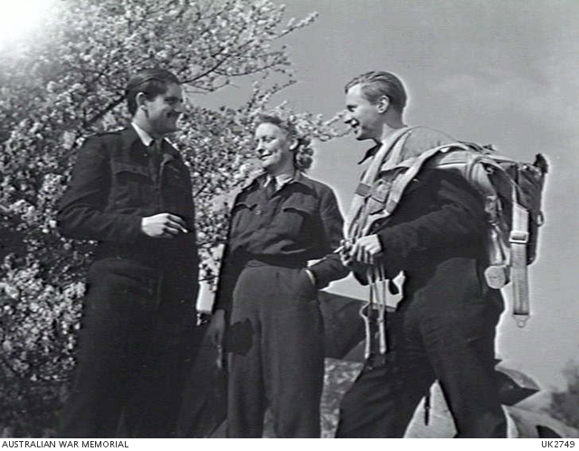 Sussex, England. 1945-04-14. 401543 Flying Officer G. J. Stansfield, of ...