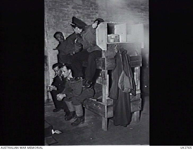 The last night in the prisoner of war (POW) camp for four airmen, who ...