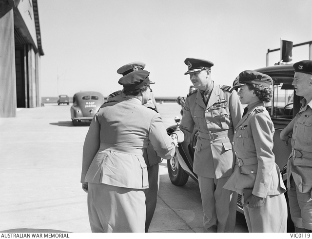 Point Cook, Vic. 1945-02-06. The Director, WAAAF, Group Officer Clare ...