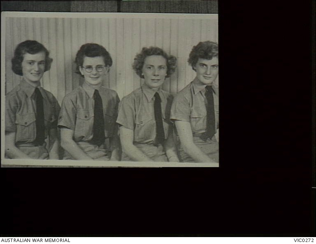 Canberra, ACT. C. 1943. Group portrait of four sisters named Daly who ...