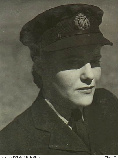 Melbourne, Vic. 1945-02-08. Portrait of WAAAF Sergeant B. Pyle ...