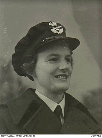 Melbourne, Vic. C. 1943. Portrait of Section Officer K. M. Rudkin ...