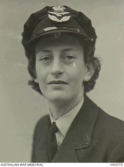 Melbourne, Vic. C. 1943. Portrait of Section Officer Catherine Sewell ...