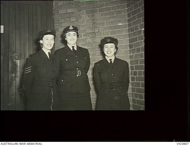 Melbourne, Vic. C. 1944-10. Group portrait of Group Officer Clare ...