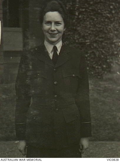 Melbourne, Vic. C. 1944. Portrait of Section Officer Yvonne Rentoul ...