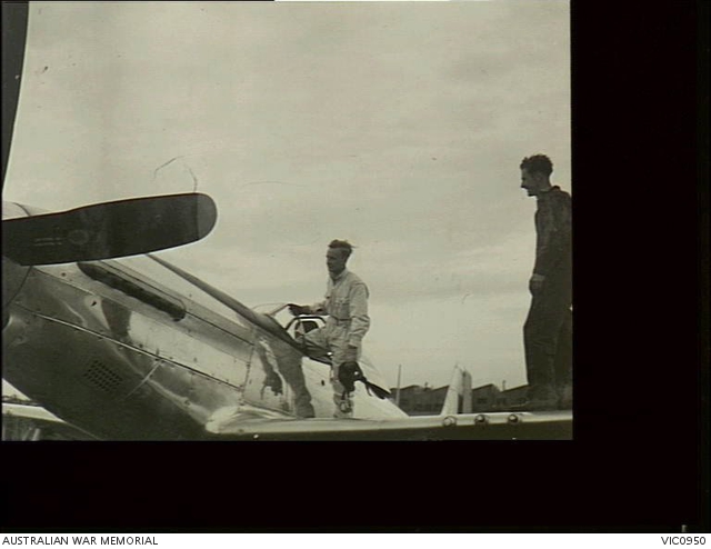 Melbourne, Vic. 1945-04-29. The test pilot, Flight Lieutenant J. E ...