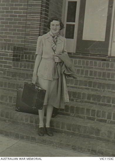 Melbourne, Vic. 1943-03-31. Portrait of a newly-enlisted WAAAF airwoman ...