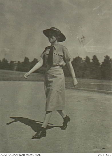 Melbourne, Vic. 1943-03-31. Portrait of a WAAAF airwoman taken during ...