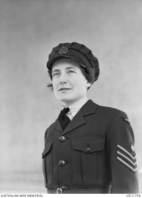 Probably Melbourne, Vic. ?1942. Portrait of Flight Sergeant Arnold ...