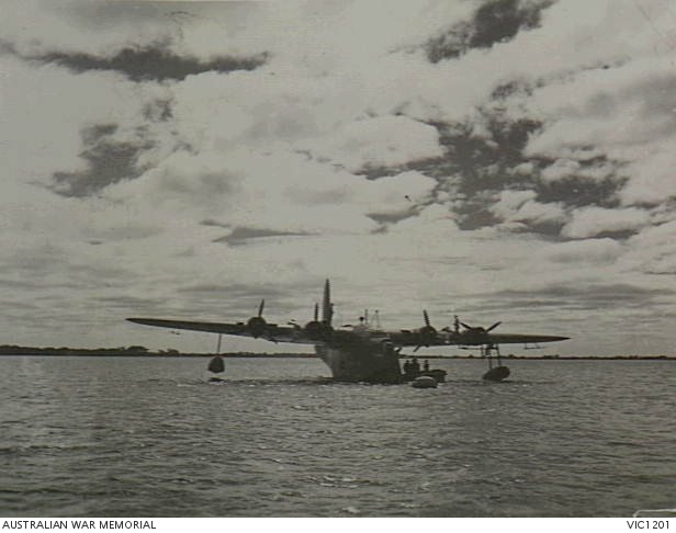 C. 1945-05. The RAAF Short Sunderland aircraft captained by Flight ...