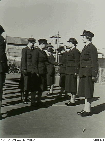 Melbourne, Vic. 1941-08. On the parade ground of No. 1 WAAAF Training ...