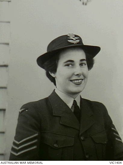 Melbourne, Vic. 1943-06-16. A WAAAF Sergeant at RAAF Headquarters ...