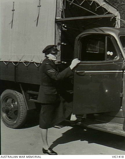 Melbourne, Vic. C. 1941-09. Corporal (Cpl) Molly Jones, the first ...