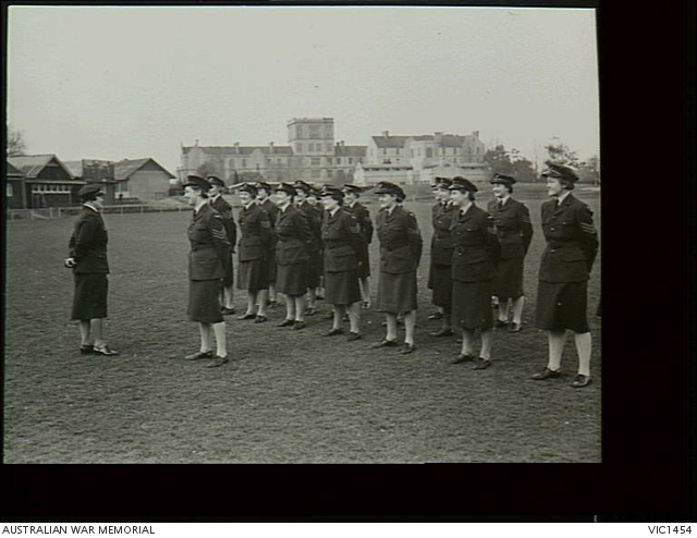 Melbourne, Vic. C. 1944. Members of the first WAAAF Under Officers ...