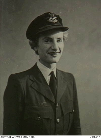 Melbourne, Vic. C. 1944. Portrait of Flight Officer Margaret McKenzie ...