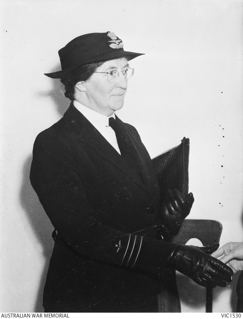 Melbourne, Vic. C. 1944. Portrait of Principal Matron Muriel Doherty ...