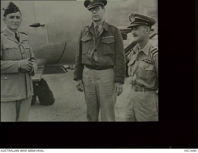 Manila, Philippines. C. 1945-07. The arrival of Air Vice Marshal (AVM ...