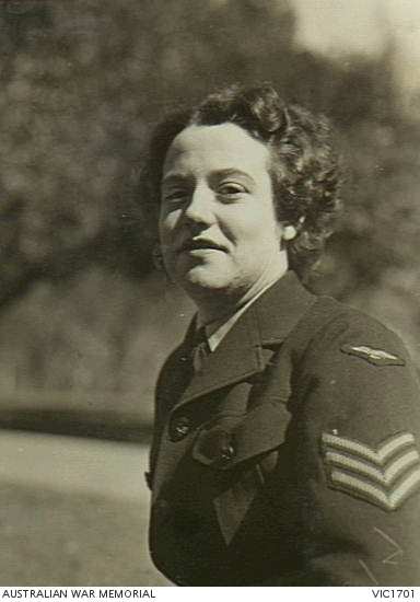 Portrait of a WAAAF Sergeant. | Australian War Memorial