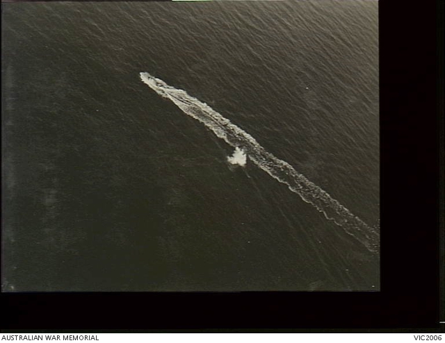 A bomb exploding during an aerial bombing exercise using a moving ...