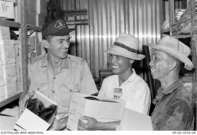 216447 Sergeant (Sgt) John William Ridout, of O’Connnor, ACT, (left ...