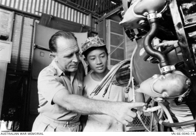 No 35 Squadron, RAAF , based at Vung Tau, South Vietnam, are training ...