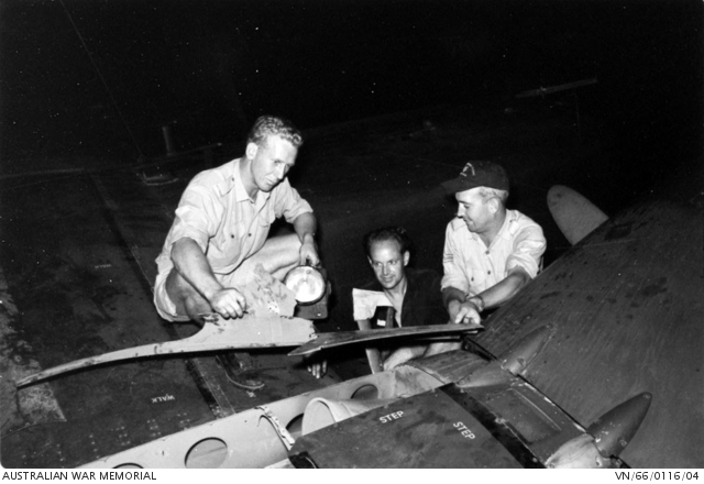 The 49 members of the No 35 Caribou Squadron, RAAF, Technical Flight ...