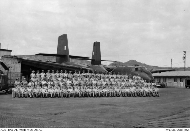 Group portrait of No. 1 Operational Support Unit RAAF, taken to mark ...