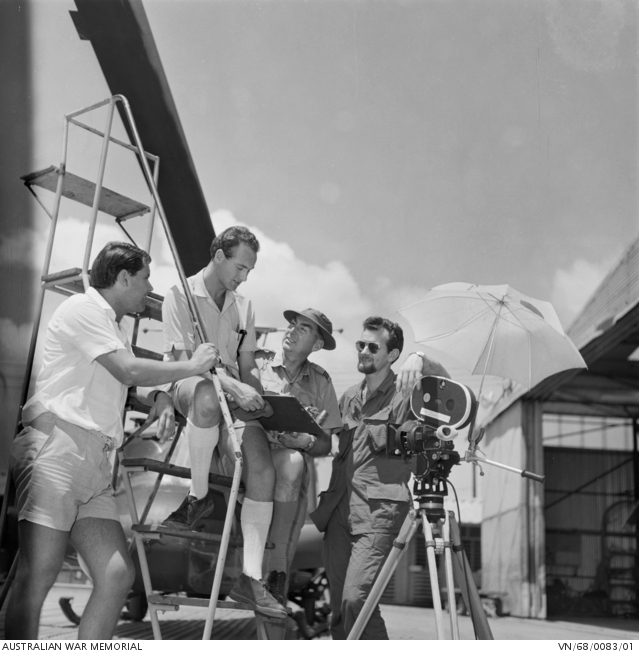 Recent visit to RAAF base at Vung Tau by the Commonwealth Film Team to ...
