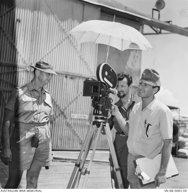 Recent visit to RAAF base at Vung Tau by the Commonwealth Film Team to ...