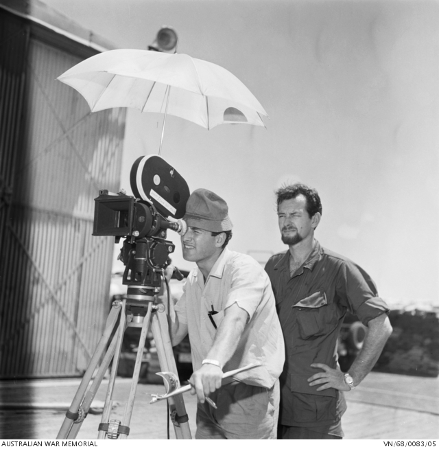 Recent visit to RAAF base at Vung Tau by the Commonwealth Film Team to ...