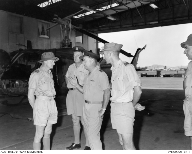 During his farewell visit to Vung Tau before returning to Australia ...