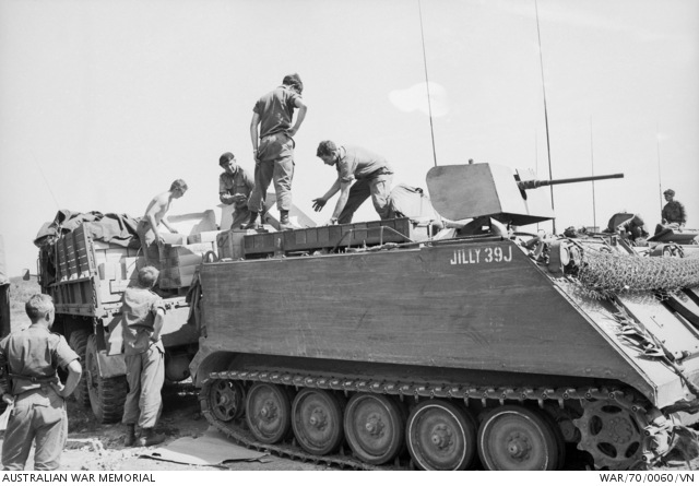South Vietnam. 1970-01. A resupply on Operation Matilda, the Army's ...