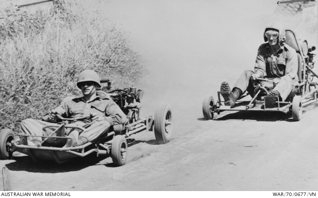 Go-cart racing is becoming an increasingly popular sport for soldiers ...