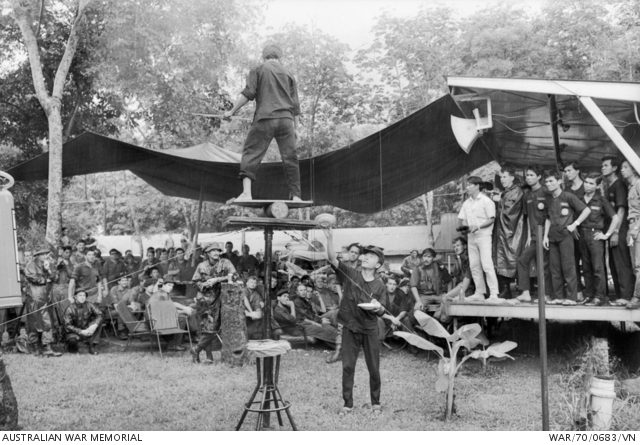 Nui Dat, South Vietnam. September 1970. Soldiers at the 1st Australian ...
