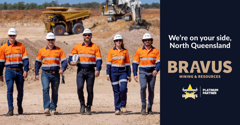 Bravus & North Queensland Cowboys Visit Carmichael Mine | Bravus Mining ...