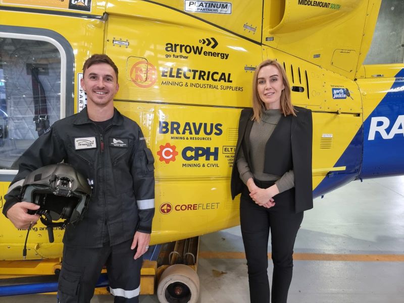 Bravus extends support to RACQ CQ Rescue Helicopter | Bravus Mining ...