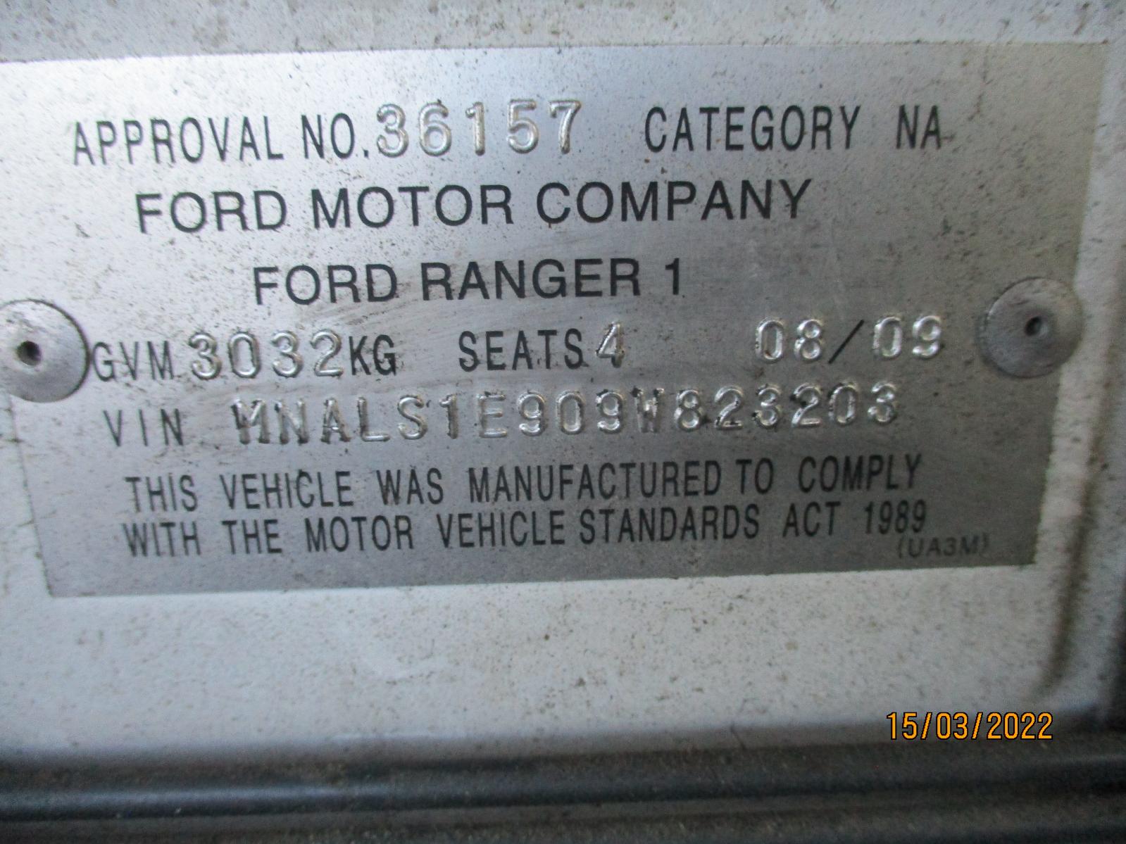 Airbag Module/Sensor Ranger Ford 2009