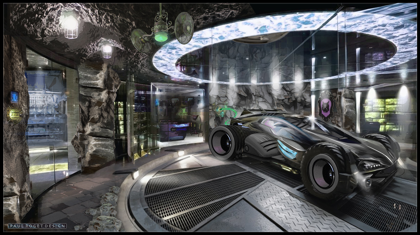 BATMAN'S GARAGE by Paul Roget in Perth