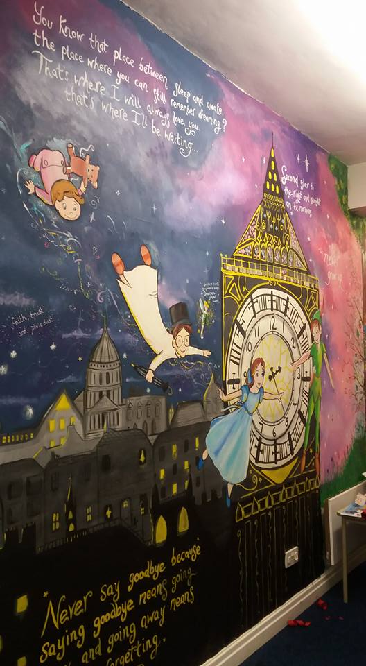 Peter Pan Mural by Holly in Liverpool