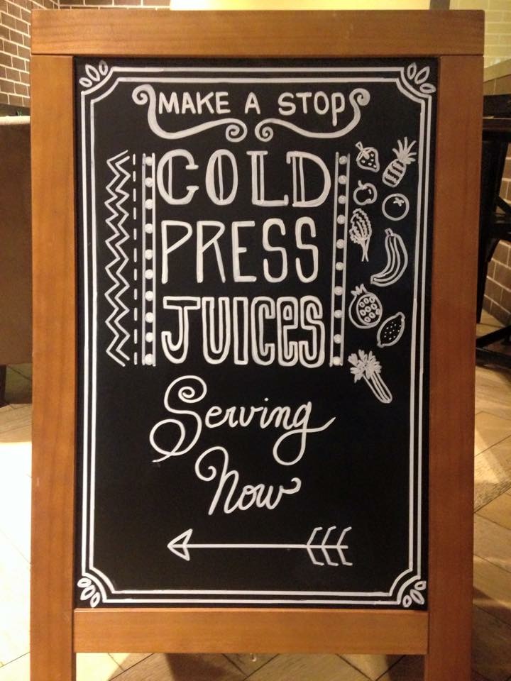 Custom made Cafe and restaurant sign by Brushella in Wollongong