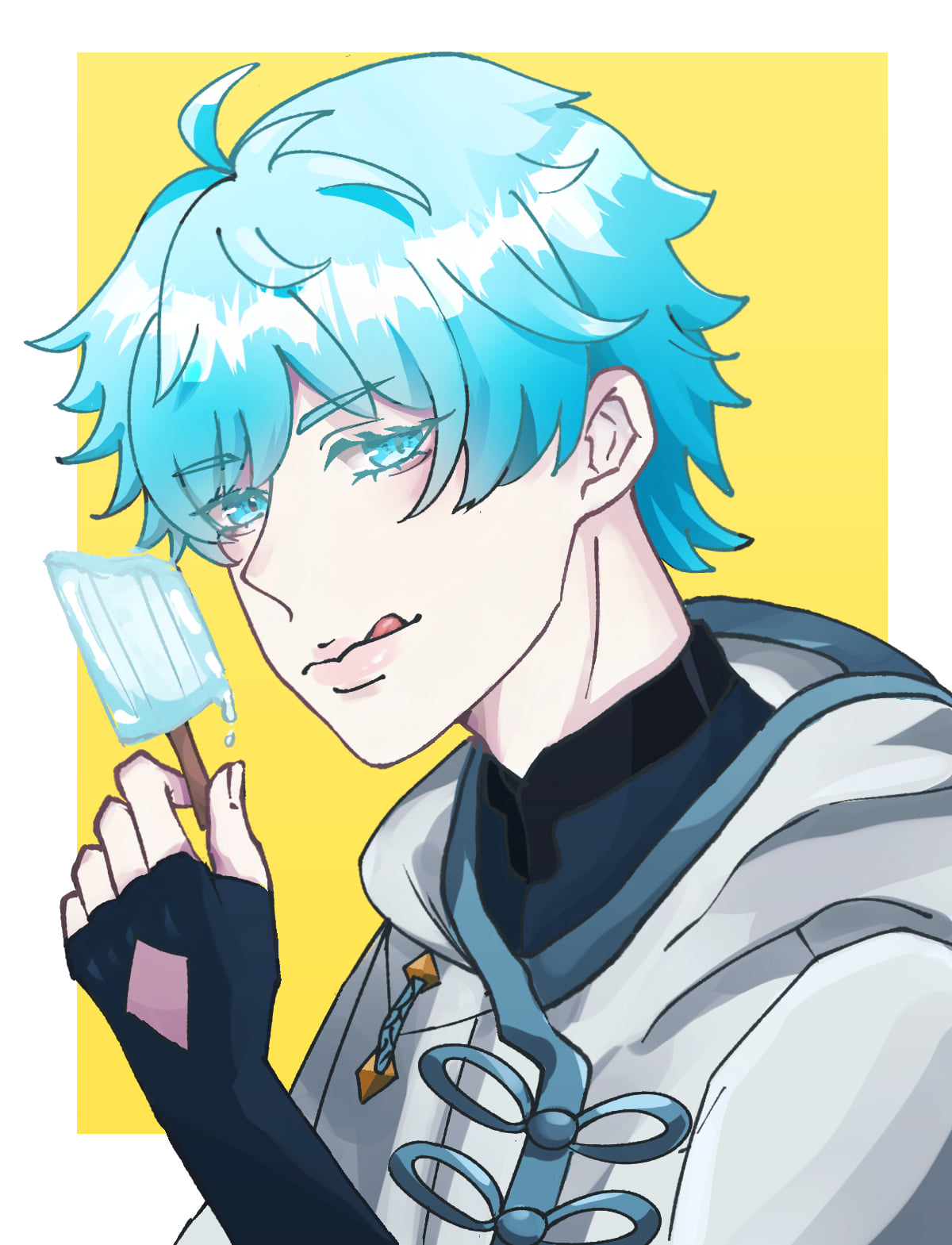 Digital Fan Art Genshin Impact Chongyun by Carine Zheng in Singapore