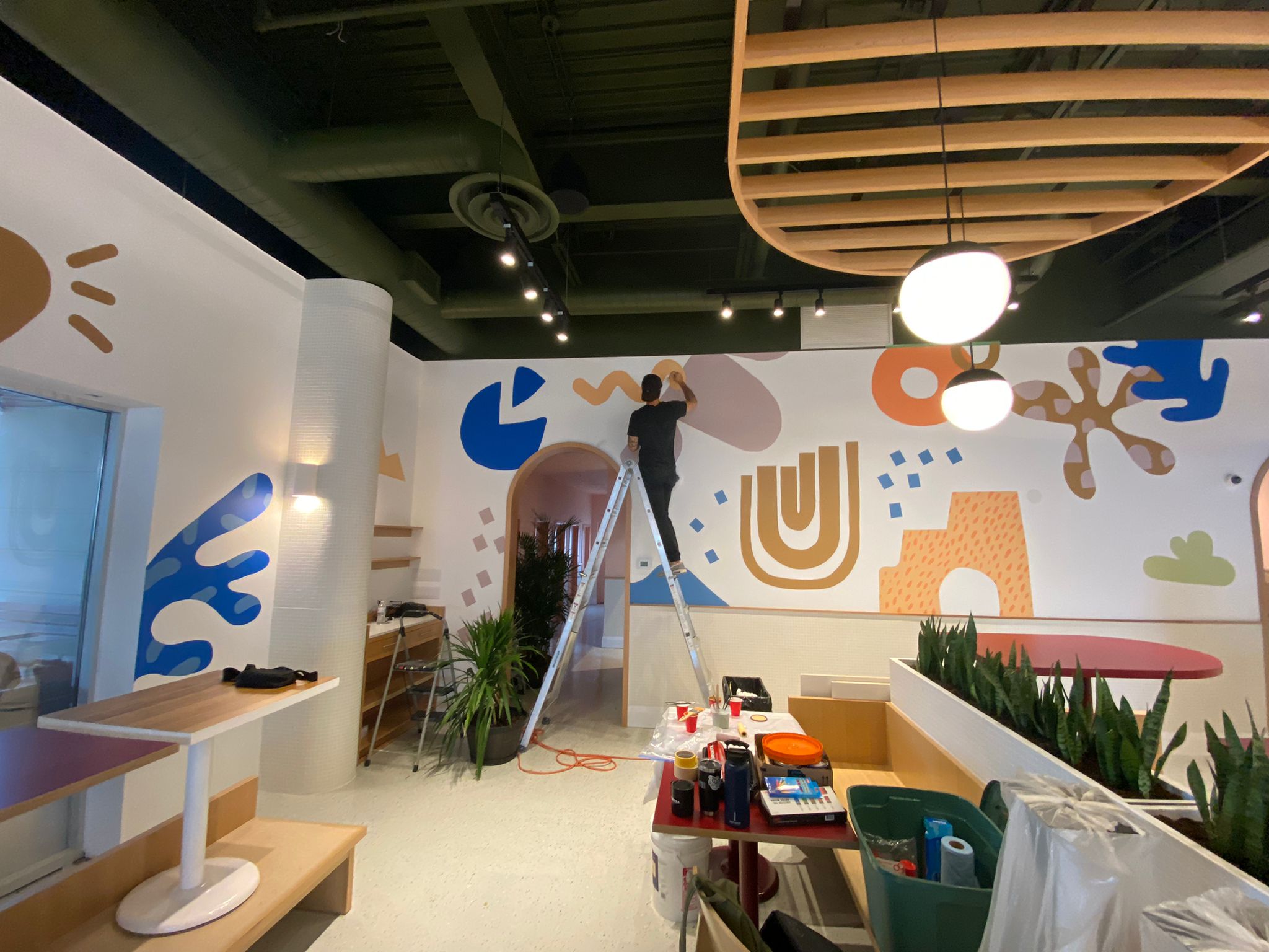 Sugarhill Desserts Mural by Mitchell Stern in Toronto