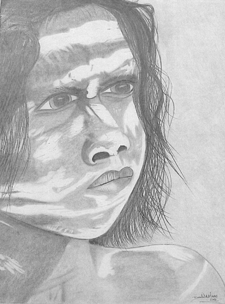 Aboriginal boy by Donnamarie in Broadmeadows