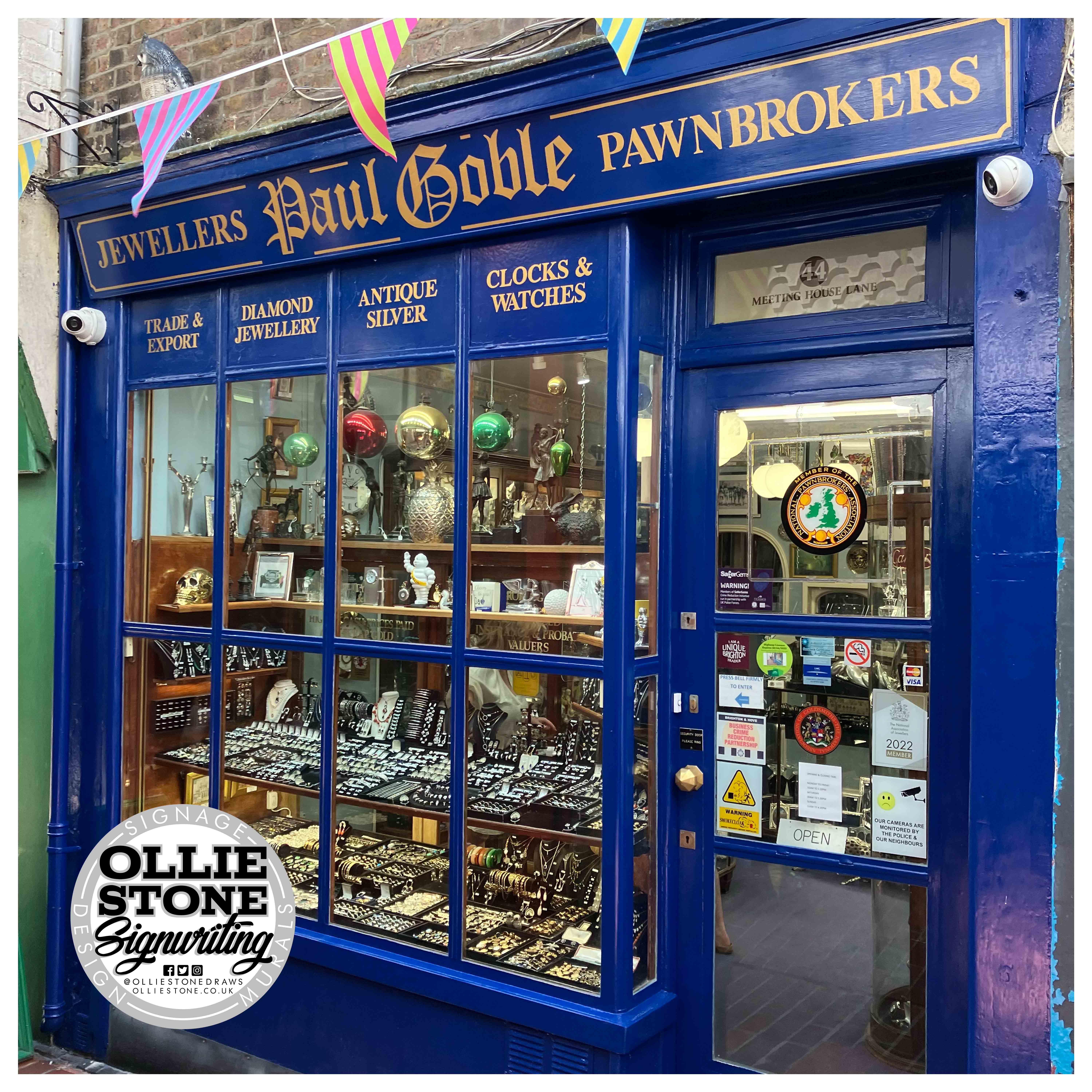 Traditional Sign Writing by Ollie Stone Sign Writing in Eastbourne